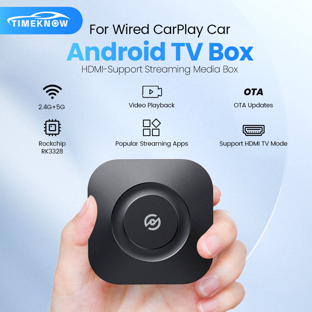 Car Video Box for Wired CarPlay Cars – TIMEKNOW